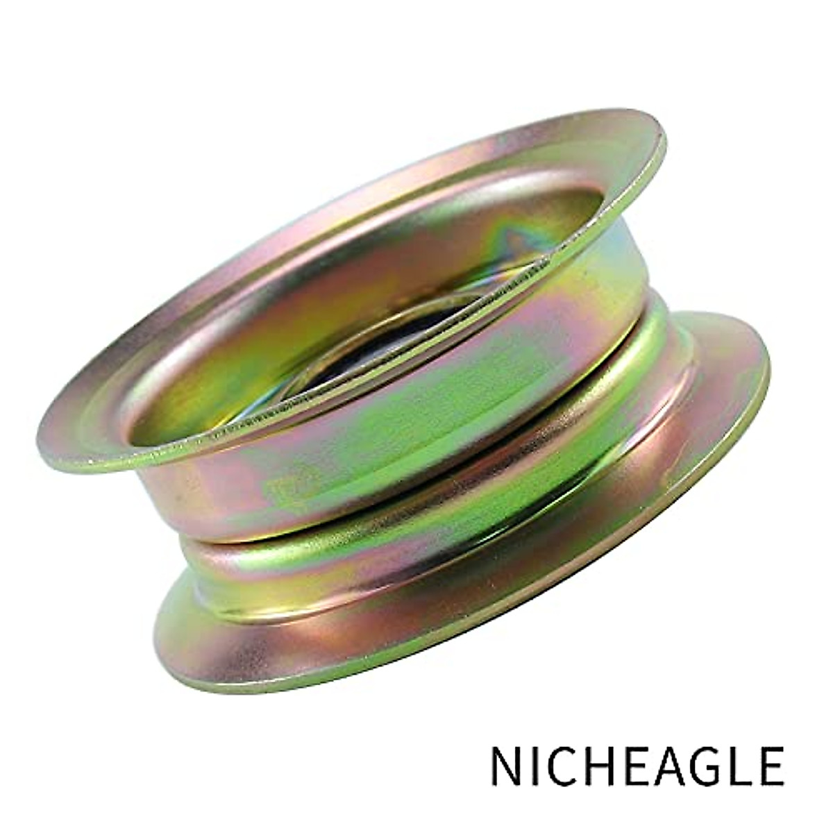 NICHEFLAG 177968 Idler Pulley Replaces 177968 Idler Pulley Craftsman, 193197 Idler Pulley Craftsman, 532177968, 532193197, Ariens 21546308 for Husqvarna Z254, YTH24V48, YTH2348, YTH21K46 Decks