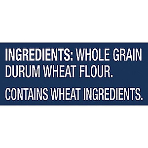 Whole Grain Pasta, Thin Spaghetti, 16oz,(Pack of 4)