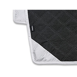 VANNCAMP RV Windshield Cover for Ram Promaster(2014-2023),White with Mirror Cutouts,UV Protection & Privacy Shield,Motorhome Exterior Windshield Cover,Essential RV Accessories