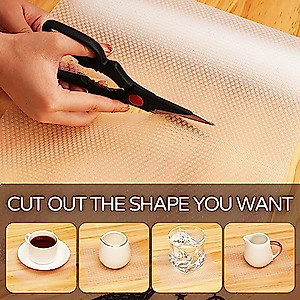 Shelf Liner Non Slip Kitchen Liners for Cabinets and Drawers,Non-Adhesive Drawer Liners Non Slip Waterproof Liner,Thick Strong Grip Kitchen Cabinet Liners for Shelves (12 inches x 10 Feet)