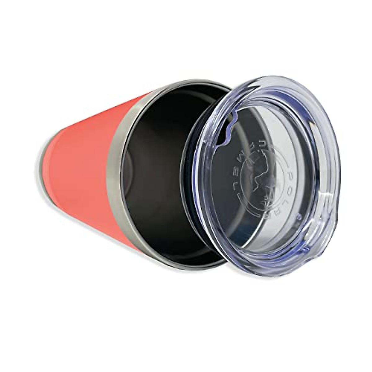 LaserGram 16oz Vacuum Insulated Pint Tumbler, CNA Certified Nurse Assistant, Personalized Engraving Included (Coral)