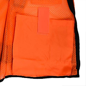 Radians SV65-2ZOM-M Industrial Safety Vest, Orange, Medium, Large