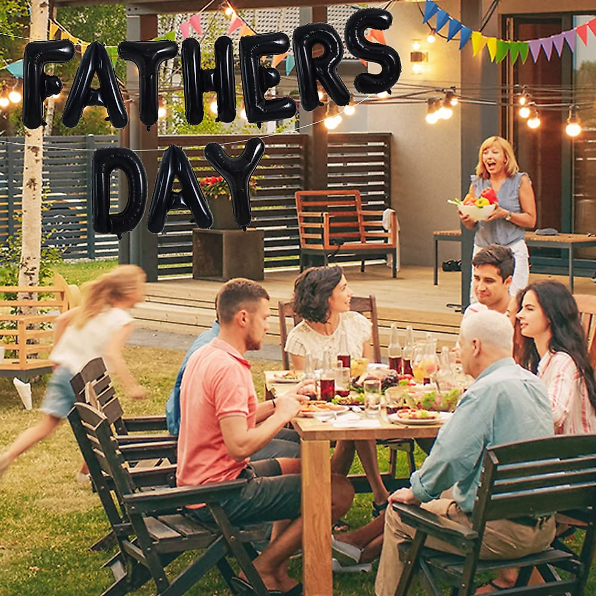 TONIFUL 52 Pieces 16 Inch Black Letter A-Z Balloons,Custom Phrase Mylar Foil Alphabet Letter DIY Personalized Phrase Banner for Birthday Anniversary Celebration Graduation Party Supplies Decoration