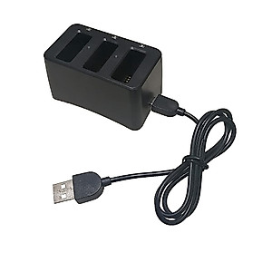 2PCS 3.8V 1100mAh Lithium Battery with 3-in-1 Charger for DJI Tello Remote Control Drone