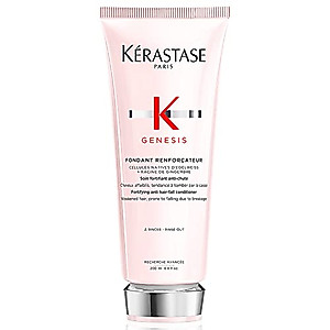 Kerastase Genesis Renforcateur Conditioner | Lightweight Conditioner for Weakened Hair Prone to Falling due to Breakage From Brushing | Sulfate-Free | Silicone-Free | For All Hair Types | 6.8 Fl Oz