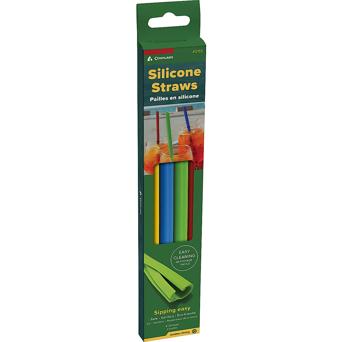 Coghlan's Silicone Straws - 4 Pack