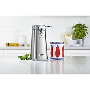 Cuisinart SCO-60 Deluxe Electric Can Opener, Quality-Engineered Motor System Allows you to Open Any Size Can, Stainless Steel