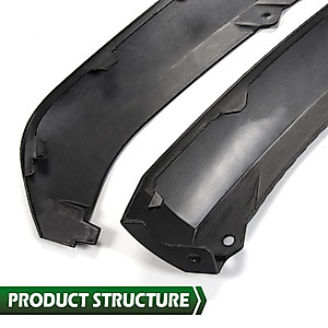 PIT66 Taillights Spoiler Lip Air Splitter, Compatible with 12-14 Focus Sedan/Hatchback 2Pcs Front Bumper Lip Spoiler Air Chin Splitter Lower Valance Panel