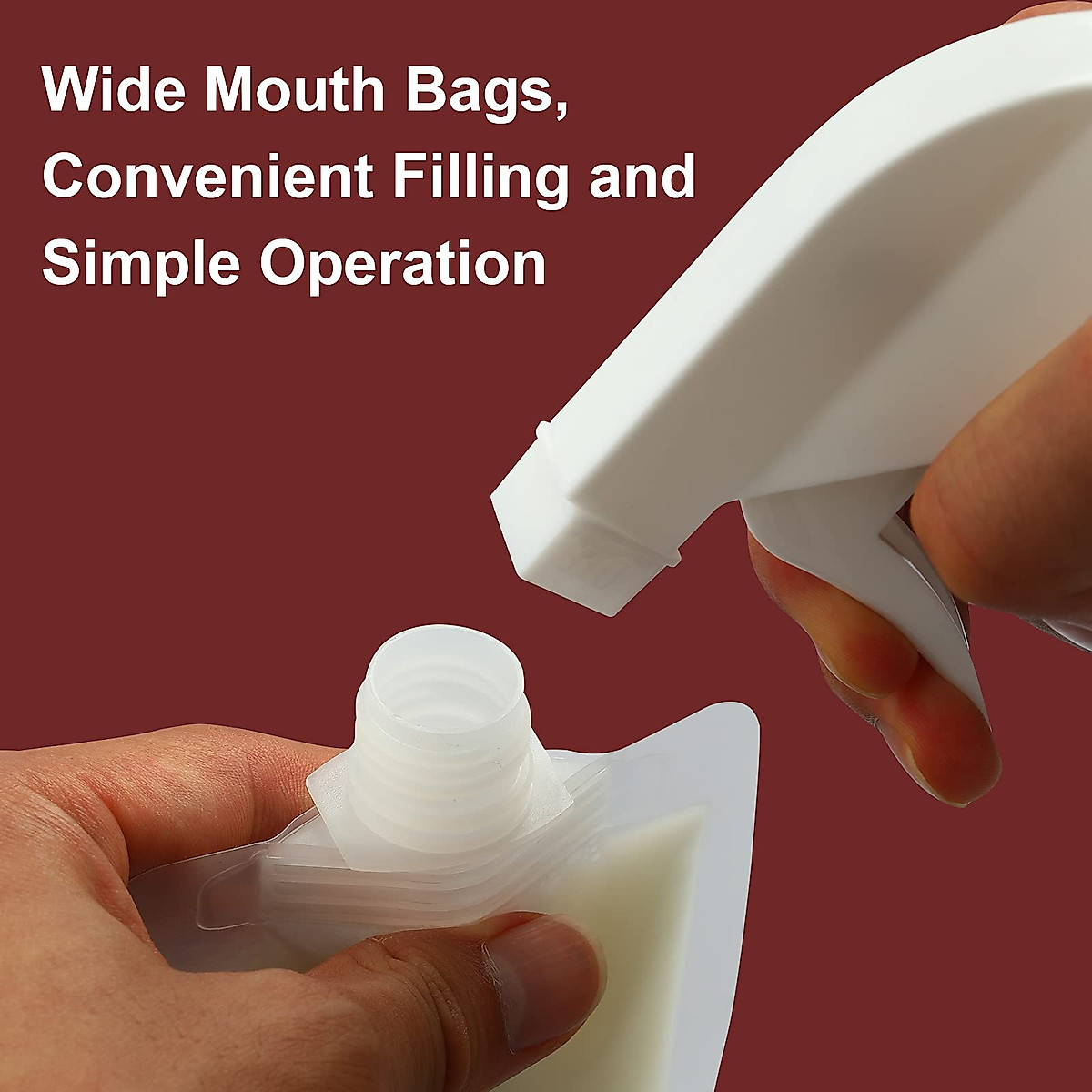 YASUOA 12 Pieces 100ml Leakproof Travel Pouches for toiletries Bulk Travel Size Refillable Squeeze Pouches Containers TSA Approved Empty Stand Up Pouch for Lotion Shampoo Liquids 3.4oz