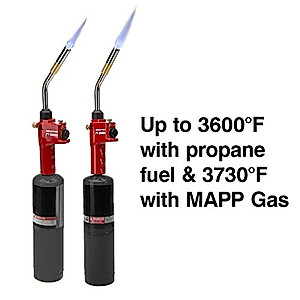 Master Appliance PT-2000Si – Optimized High Intensity Adjustable Flame, Trigger Start, Heavy Duty Blow Torch Head, Compatible with Propane or Mapp Gas
