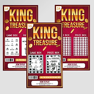 STOYKİS Pregnancy Announcement Scratch Off Cards - Baby Announcement to Dad & Grandparents Fake Lottery Tickets and Pregnancy - 10 Pack Fake Lottery Adult Pranks