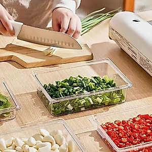 SENENQU 6 Pack Bacon Keeper for Refrigerator, Deli Meat Saver Container with Airtight Lid, Cold Cuts Cheese Container for Fridge Food Refrigerator Storage Box, Christmas Cookie, 3 Pcs Serving Tongs