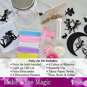 Unicorn Pillow Kit & Fairy Jar Kit Bundle - Fun DIY Arts and Crafts Project for Kids Ages 6 7 8 9 10 11 12 - Great Gifts for All Occasions