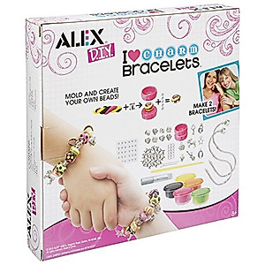 ALEX Toys DIY Wear I Heart Charm Bracelets Kids Art and Craft Activity