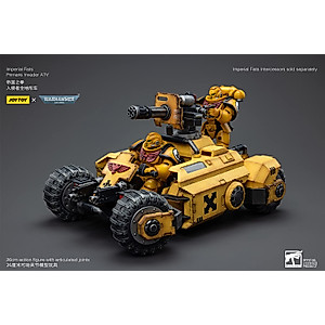HiPlay JoyToy Warhammer 40K Imperial Fists Primaris Invader ATV 1:18 Scale Collectible Action Figure