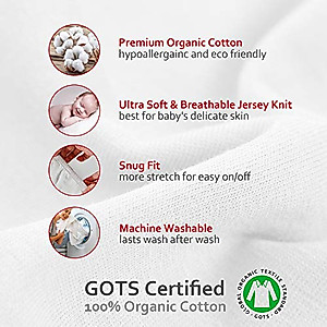 Travel Crib Sheet 100% Organic Cotton Fits Guava Lotus, Baby Bjorn, Dream on Me Travel Crib Light Playard, Ultra Soft Breathable Sheet, Unisex, Boys & Girls