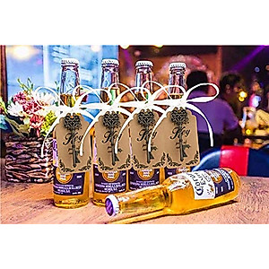 WODEGIFT 50 PCS Wedding Favors Key Bottle Opener,Wedding Favors for Guests Key Bottle Opener,Engagement, Party (Red copper)