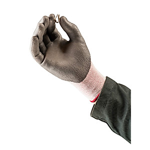 HyFlex 11-644 Cut Protection Gloves - Medium Duty, Durability, Comfort, Grey/Grey, X Small (pack of 12)