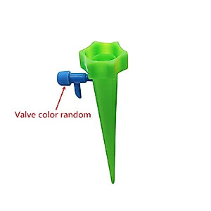 VIEUE Garden Drip Irrigation System Accessories DIY Automatic Plant Waterer Drip Irrigation System Water Nail Dripper Blue/Green Household Waterer Bottle Dripper 3 Pieces (Color : Green)