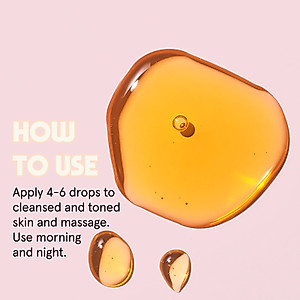 HERBIVORE Phoenix Rosehip Anti Aging Face Oil – Moisturizing Oils with CoQ10, Concentrated Antioxidants & Vitamin E, Replenish & Renew Dry Skin, Vegan, 0.3 oz