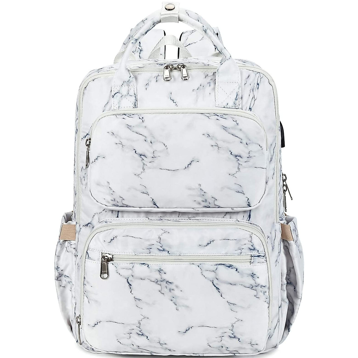 CAMTOP School Backpack Sunflower College Laptop Backpacks with USB Charging Port 15.6 Inch Computer Bookbag for Women Girls