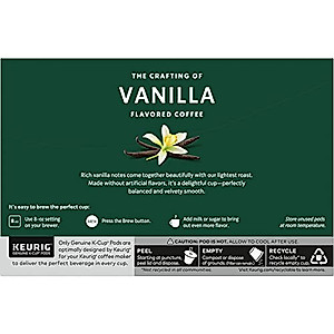 Starbucks Flavored Coffee K-Cup Pods, Vanilla Flavored Coffee, Made without Artificial Flavors, Keurig Genuine K-Cup Pods, 10 CT K-Cups/Box (Pack of 3 Boxes)