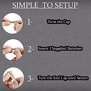 GOTICAL Red Dot 30-30 Win Laser Bore Sighter Boresight Hunting Tool 3030 Cartridge Bore Sight Red Laser