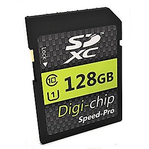Digi Chip 128GB SDXC Class 10 Memory Card For Kodak PixPro FZ55, FZ45, AZ901, AZ652, AZ405, AZ255 Digital Cameras