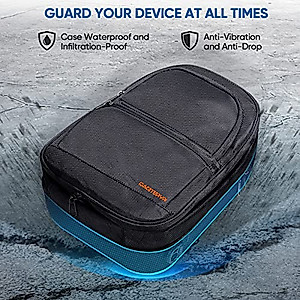 Carrying Case for Oculus Meta Quest 2/Quest Pro and Accessories, Expandable Capacity Generic Compatible with Kiwi Design/BOBOVR All Elite Strap with Battery, Travel Storage Backpack