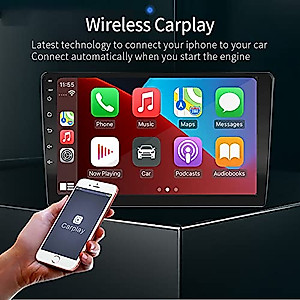 Cocheparts Car Stereo for Toyota Camry Radio 2007-2011 Built-in Apple Carplay/Android Auto/WiFi/Bluetooth/Steering Wheel Control/Split Screen/GPS Navigaion(Note:Not Compatible with JBL System)