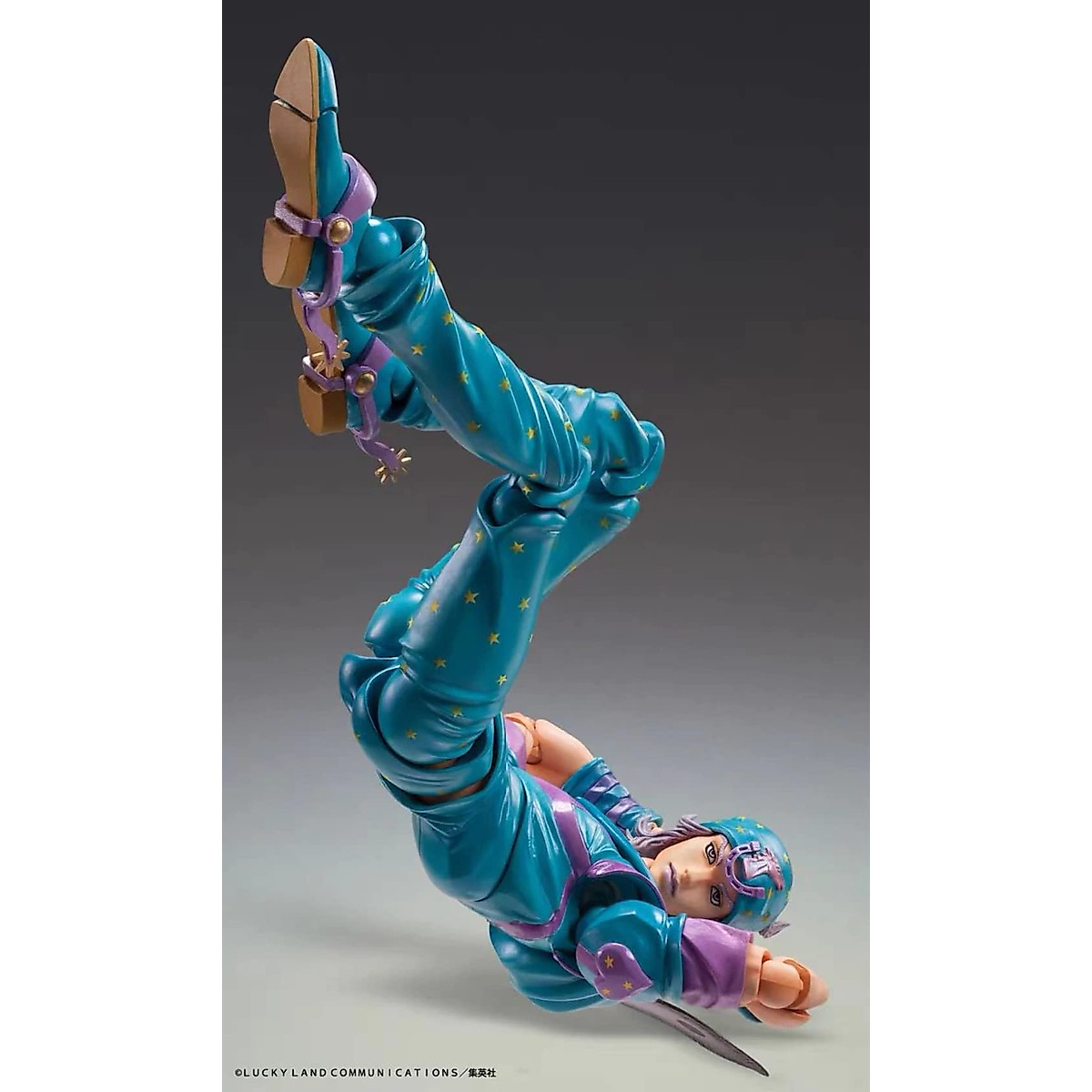Medicos Super Action Statue JoJo's Bizarre Adventure Part VII - Steel Ball Run: Johnny Joestar Second (6.10 inches) Action Figure