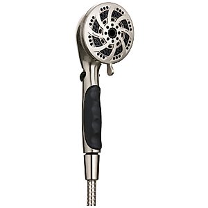 ETL Oxygenics 92489 Fury RV Handheld Shower - Brushed Nickel, 72 inch Hose length