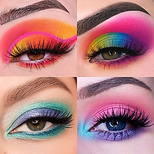 Tintark 30 Colors Makeup Eyeshadow Palette for Beauty & Matte Metallic Shimmer Pearl Glitter Eye Shadow Pallet & Rainbow Colorful Eye Makeup for Girls & Highly Pigment Eyeshadow Cosmetics