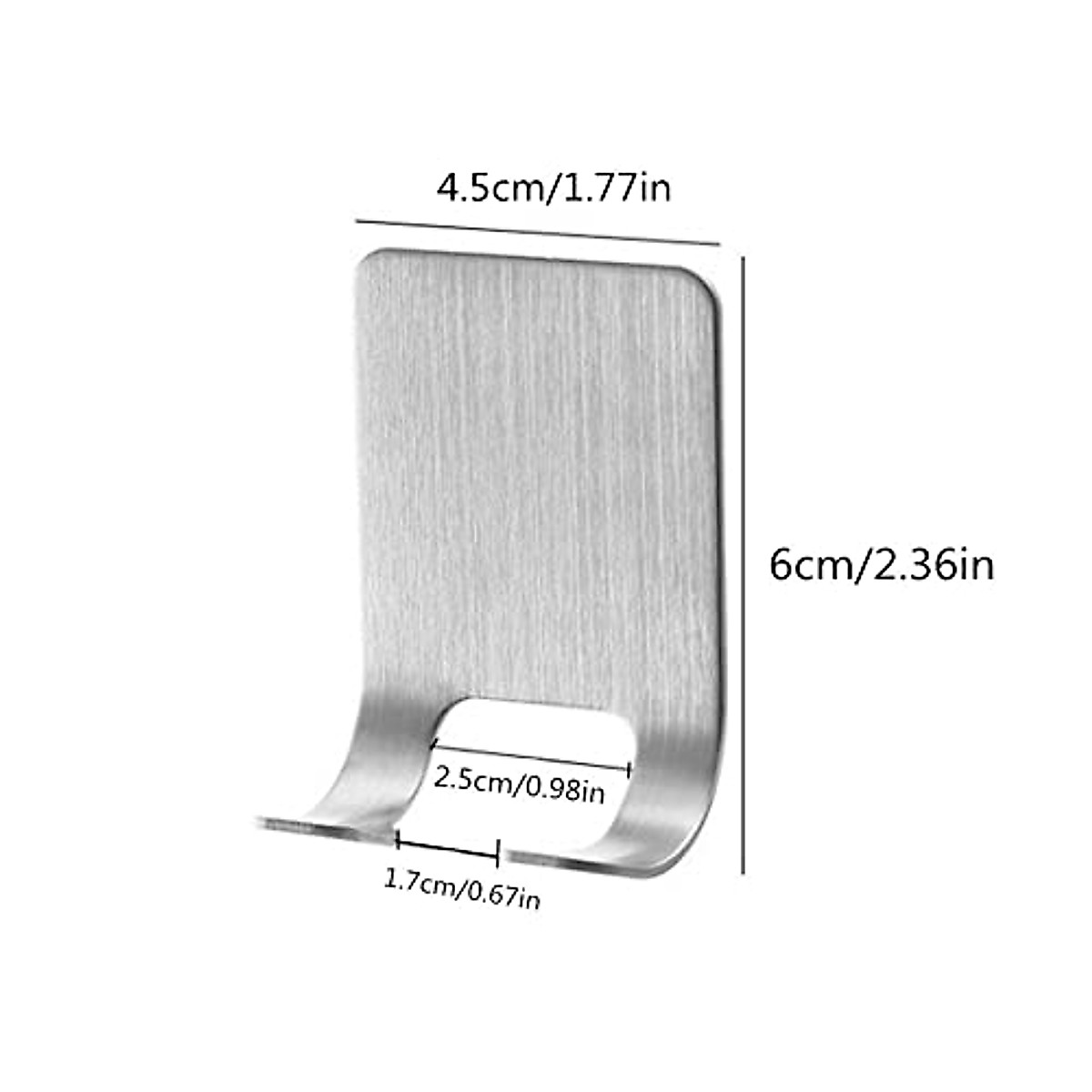 Razor Holder for Shower, Self Adhesive Shaver Hooks, Stainless Steel Waterproof Wall Hanger Stands, Bathroom Kitchen Razor Hanger for Plug Robe Towel (3 Pack)