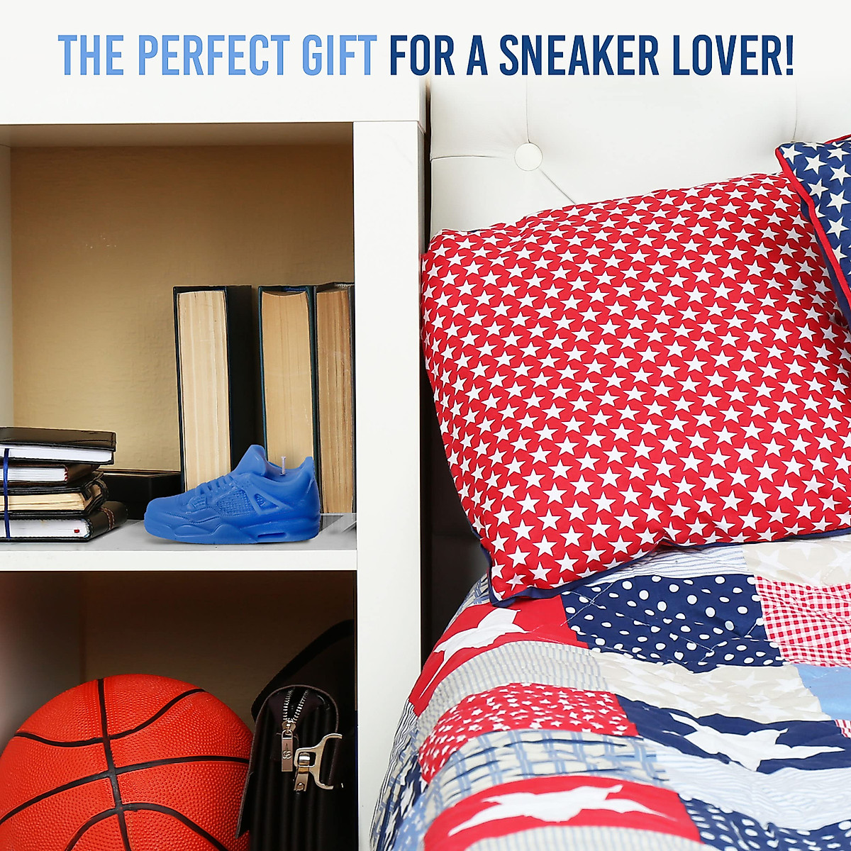 Pantera Peace Sneaker Candle for Sneakerhead Room Decor - Shoe Candle Gifts for Sneaker Heads - Birthday Cake Topper - Sneakerhead Gifts - Sneaker Head Room Decorations and Sneaker Head Gift