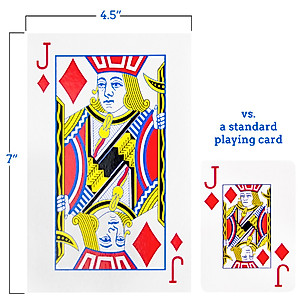 Jumbo Oversize Playing Cards 4.5"x7" by Midway Monsters