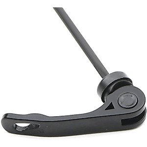 DEER U Road Mountain Bicycle MTB Wheel Hub Front and Rear Skewers Quick Release Clip Bolt Lever Axle QR 145/180 mm, a Pair (Black)