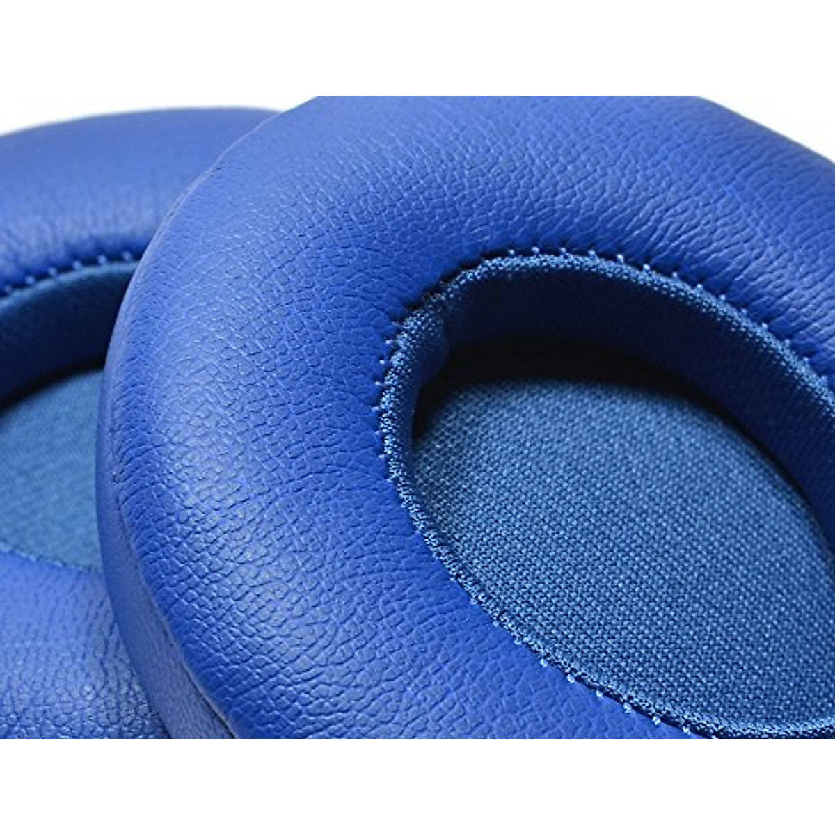 Replacement Earpad cushions For Beats Solo 2 ,Solo 3 Wired & Wireless Headphone With ITIS Logo Cable Clip (BLUE)