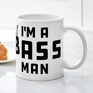 CafePress I'm A Bass Man Ceramic Coffee Mug, Tea Cup 11 oz