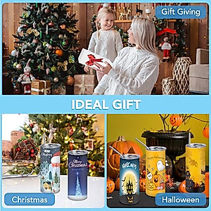 NEOACT 12 Pack Sublimation Tumblers Blanks 20 oz Stainless Steel Double Wall Insulated Straight Skinny Tumblers with Straw Lid Heat Tape Rubber Bottoms Shrink Wrap Individually Boxed for Heat Transfer