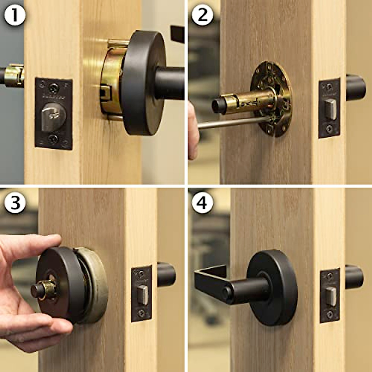 Master Lock SLCHPV10B Heavy Duty Lever Style Grade 2 Commercial Privacy Door Handle, Oil Rubbed Bronze Finish