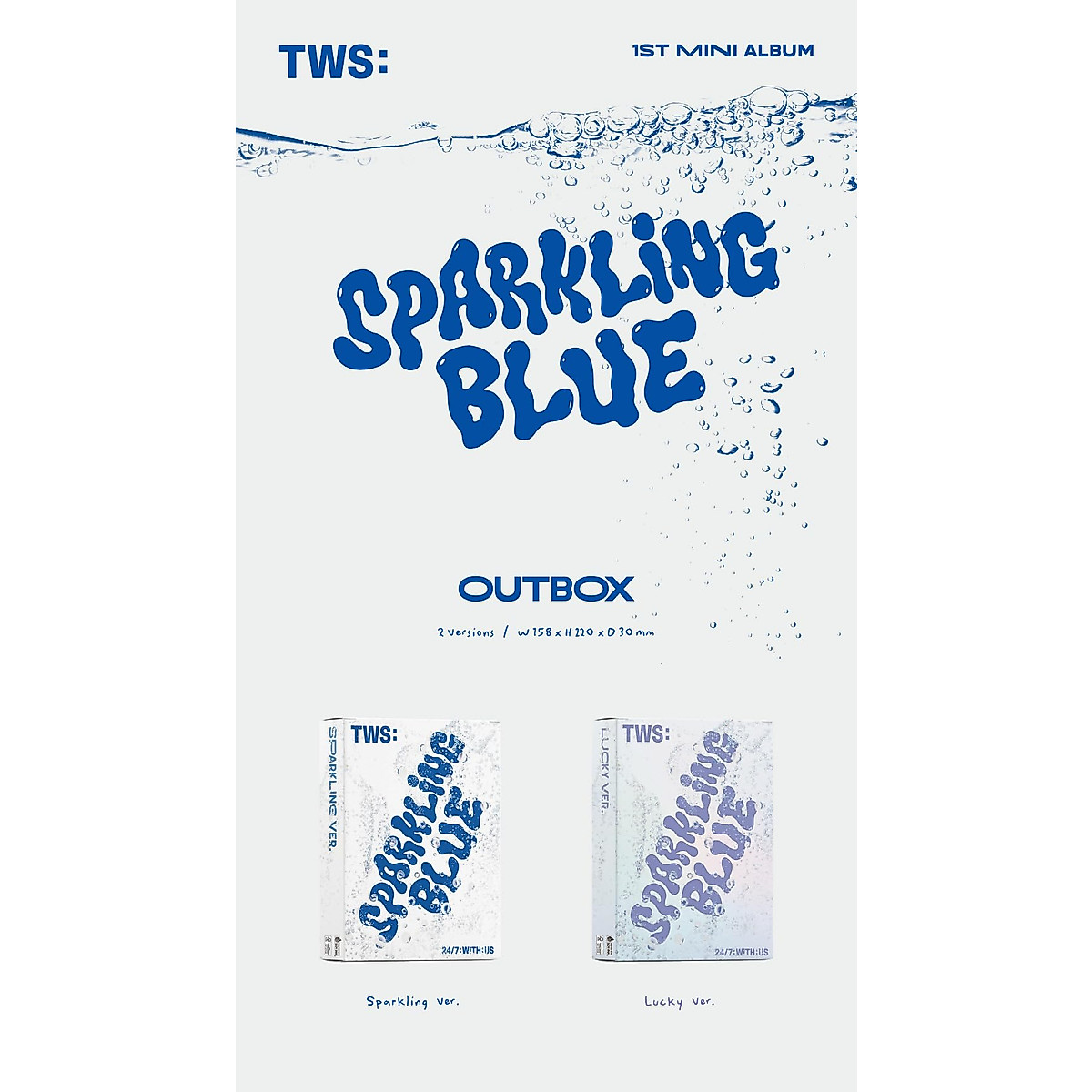 Dreamus TWS - 1st Mini Album Sparkling Blue (Sparkling ver.), PLD0349