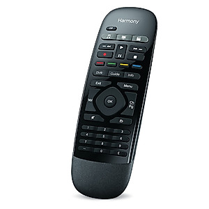 Logitech 915-000194 - Harmony Smart Remote Control with Smartphone App - Black (Renewed)