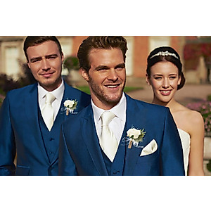 DearHouse 2 Pack Boutonniere Buttonholes and Wrist Corsage Wristband Roses Wrist Corsage, Groom Groomsman Best Man and Girl Brides Rose Wedding Flowers Accessories Prom Suit Decoration