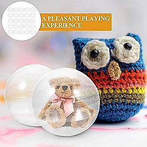 OSALADI Vending Machine Empty Round Clear Capsules 20pcs 70mm Empty Capsules Gumball Machines Small Containers Surprise for Kids Party Favor Prize