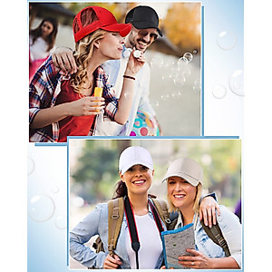 Coume 12 Pieces Mesh Baseball Hat Bulk Cotton Washed Blank Baseball Caps Adjustable Trucker Baseball Hat Snapback Golf Dad Hat Men's Professional Cap(Assorted Colors)