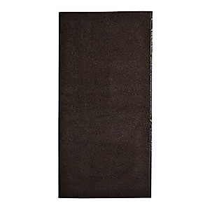 iCustomRug Heavy Duty Interior/Exterior Waterproof Utility Plush Pile Vinyl Back Runner,Mats,Area Rug, Non-Slip,70 Custom Sizes for Doorway,Balcony,Hallway,Commercial,Retail Space 4' X 9' Brown