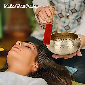 Zap Impex Beautiful New Hand Hammered Brass Singing Bowl Tibetan Meditation Yoga Singing Bowls 4.5 Inch