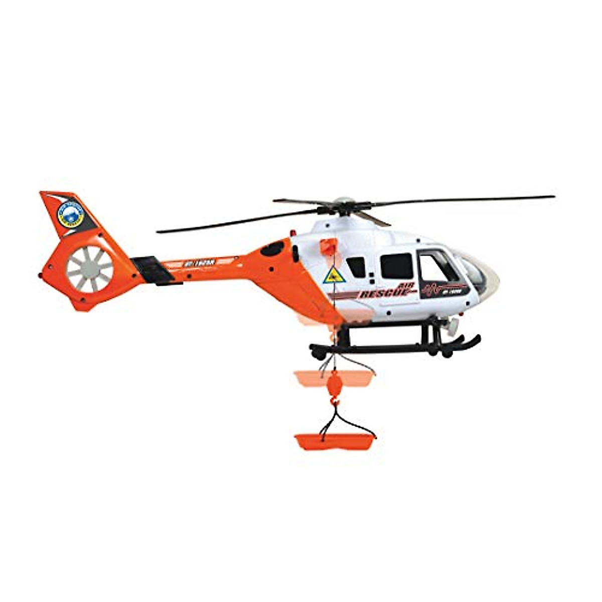 DICKIE TOYS Light and Sound SOS Rescue Helicopter with Moving Rotor Blades, 25"