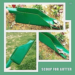 Pool Table 2pcs Gutter Cleaning Spoon and Scoop Roof Gutter Cleaning Tool Gutter Getter Cleaner for Garden Ditch Villas Townhouses